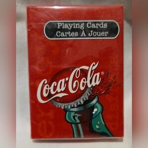 Coca Cola | Games | Coca Cola Red And Green Playing Cards | Poshmark